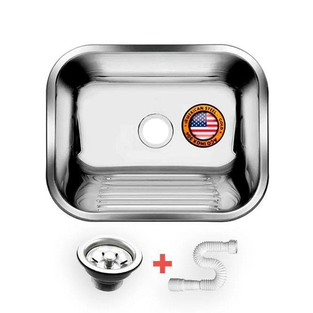 Tanque inox embutir 50x40 | Pontofrio