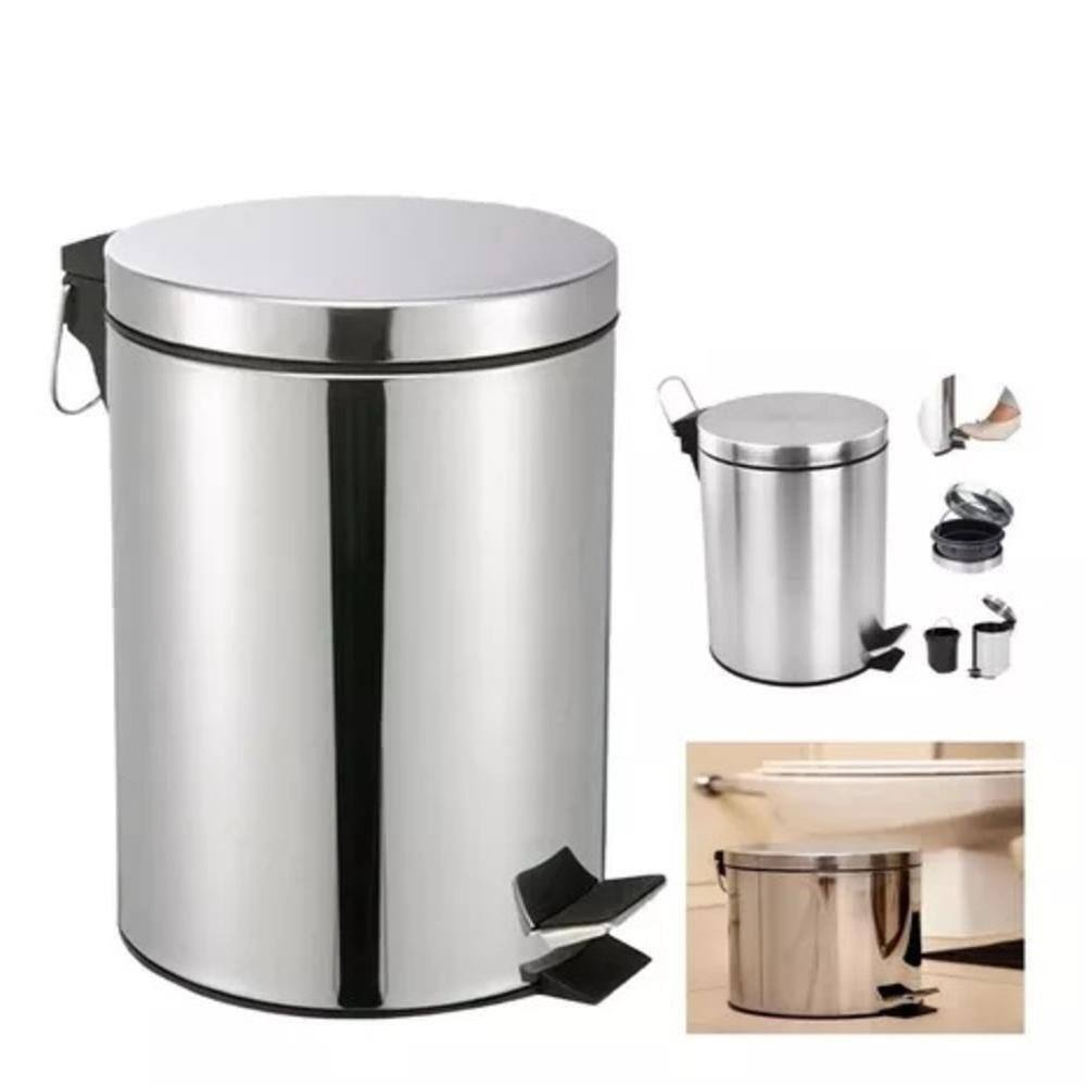 Cesto inox banheiro 5l | Pontofrio