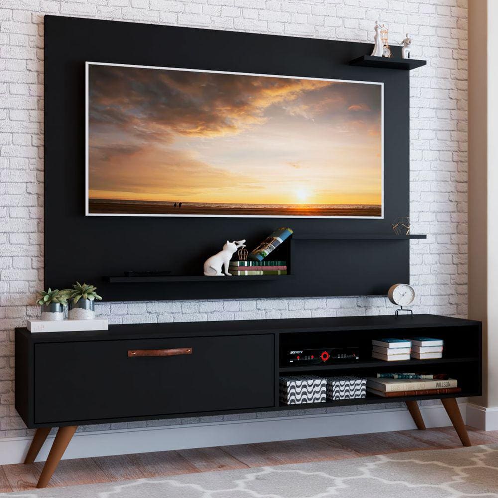 Painel tv 43 preto | Pontofrio