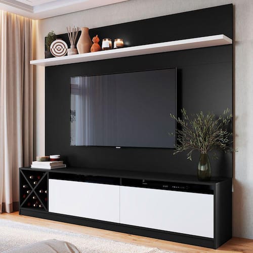 Rack Com Painel Para Tv Até 65 Polegadas | Ponto