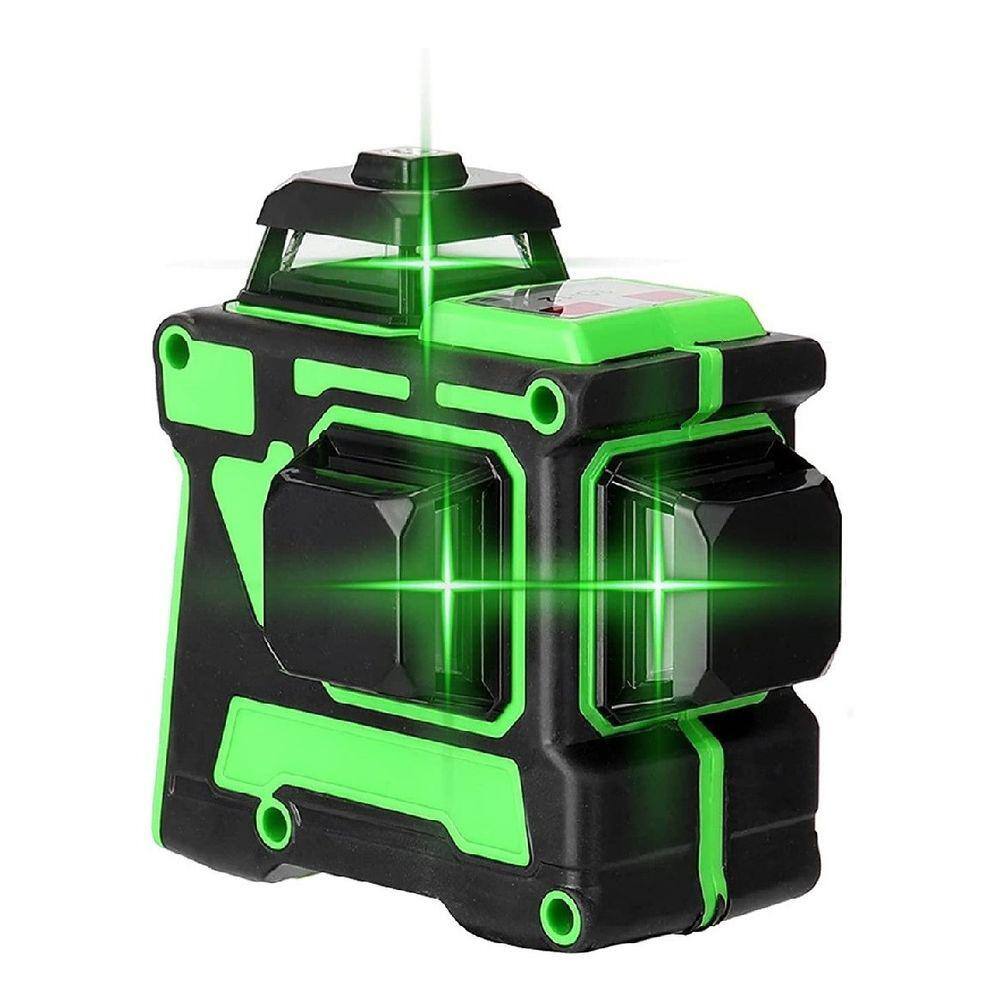 Feixe laser verde nivel laser profissional horizontal e vertical auto ...