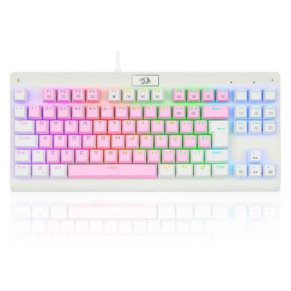 Teclado rosa rgb | Pontofrio