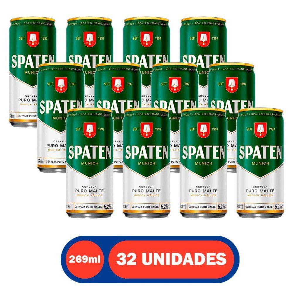 Cerveja lata spaten | Black Friday Pontofrio