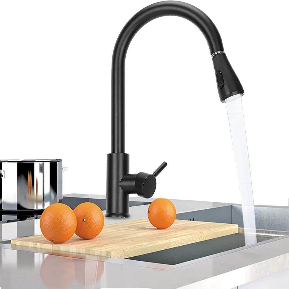 Torneira Monocomando Cozinha Gourmet Quente Fria Pull Down Jingpin