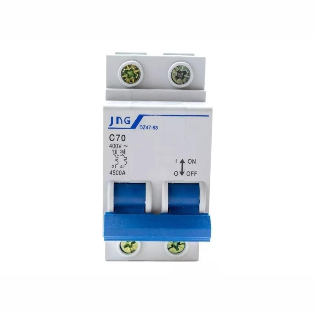 Disjuntor din bipolar curva c 220v 440v 70a siemens | Pontofrio