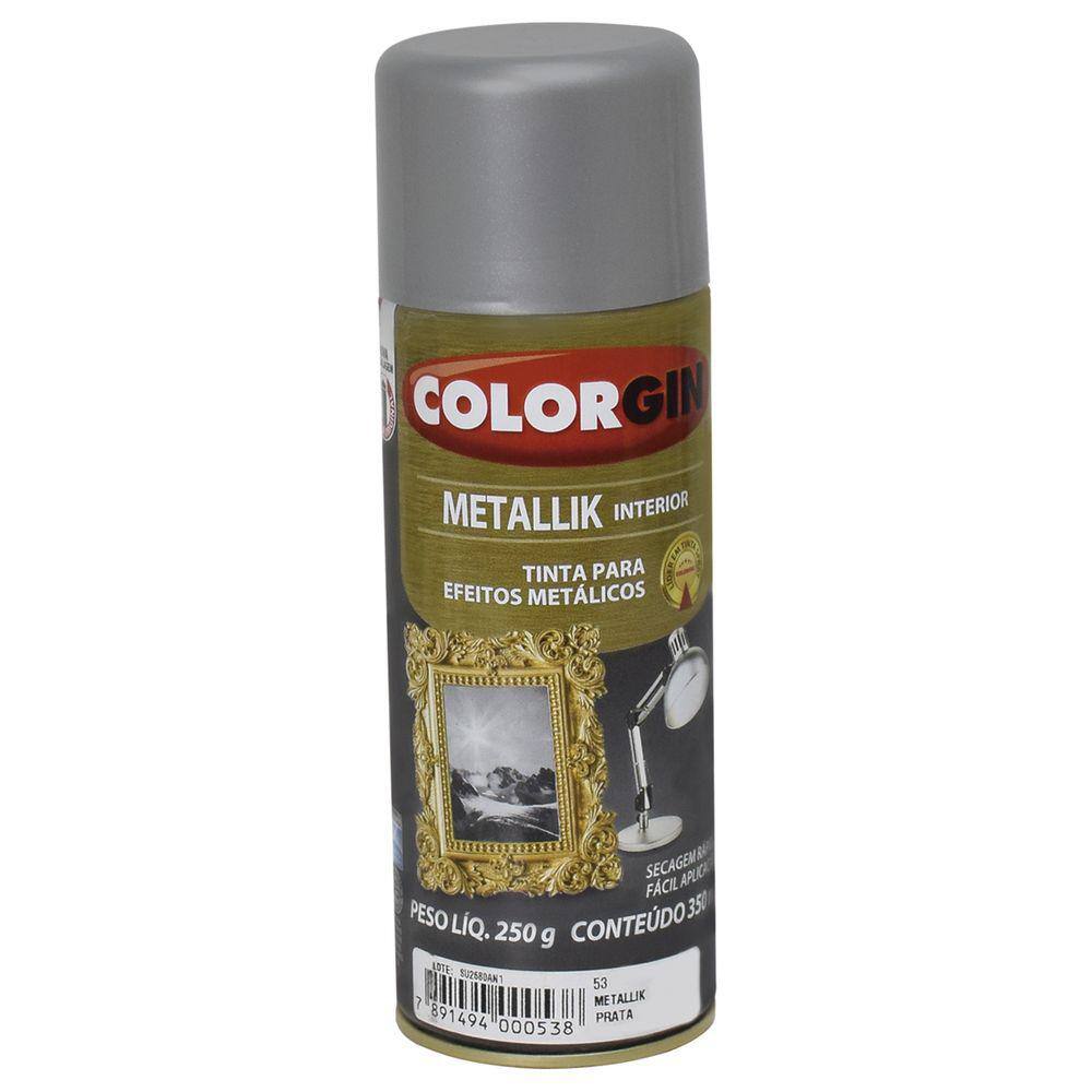 Tinta spray metal prata | Pontofrio