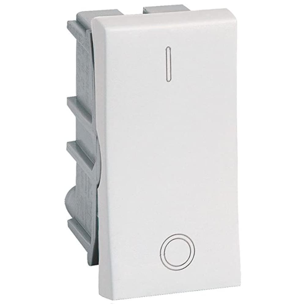 Interruptor simples horizontal 10a 220v com placa pialplus branco pial ...