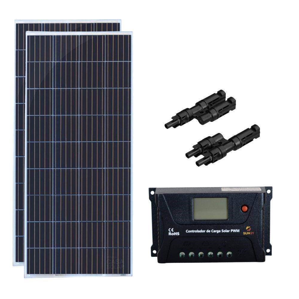Placa solar 300w 24v | Pontofrio