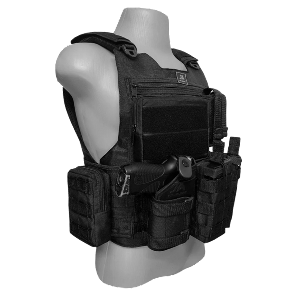 Colete Militar Preto Pontofrio