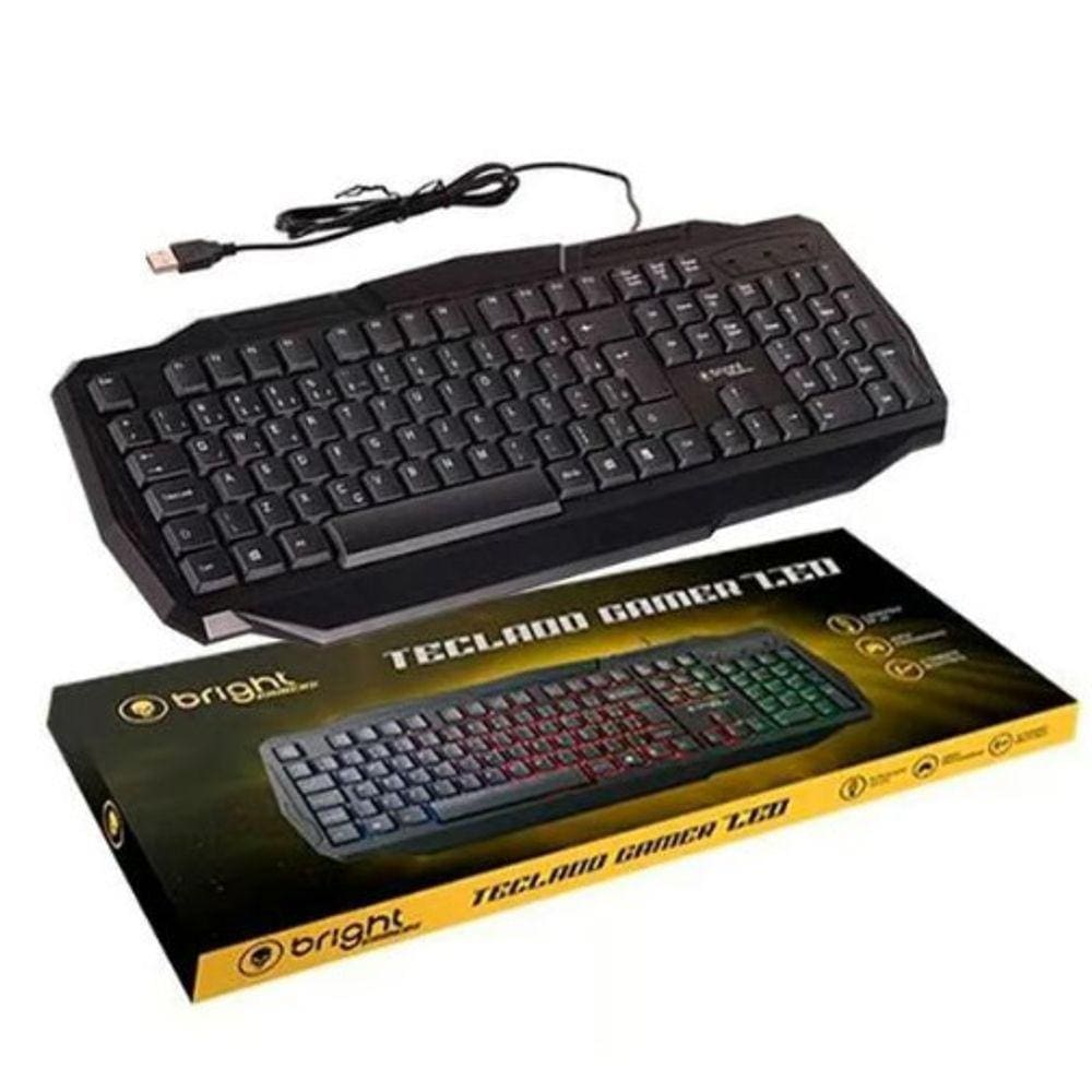 Teclado bright gamer | Black Friday Pontofrio