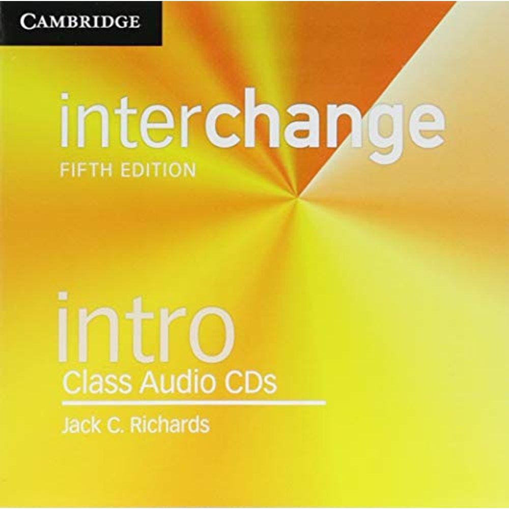 Livro interchange intro tb 5th ed cuc cambridge audio visual | Pontofrio