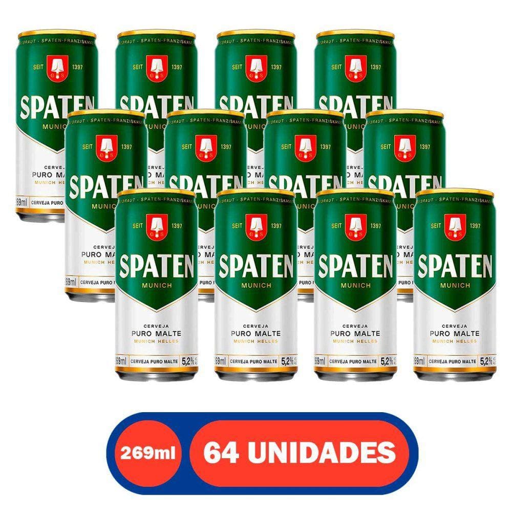 Cerveja lata spaten | Pontofrio