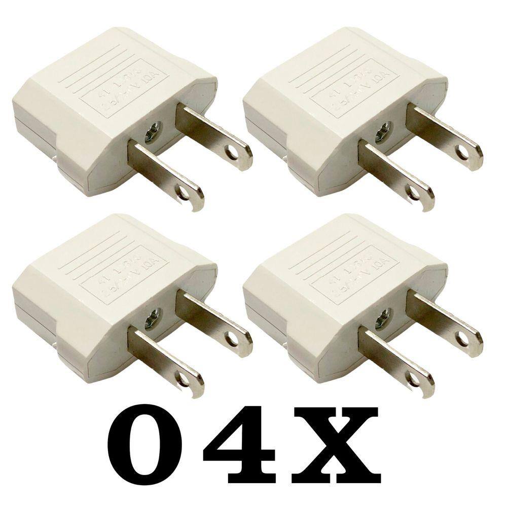 Adaptador tomada americano 2 pinos chatos x brasileiro | Pontofrio