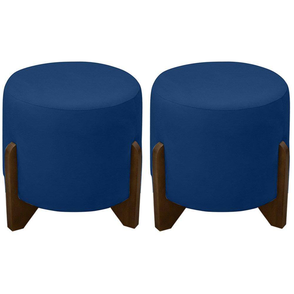 Kit puf azul | Black Friday Pontofrio