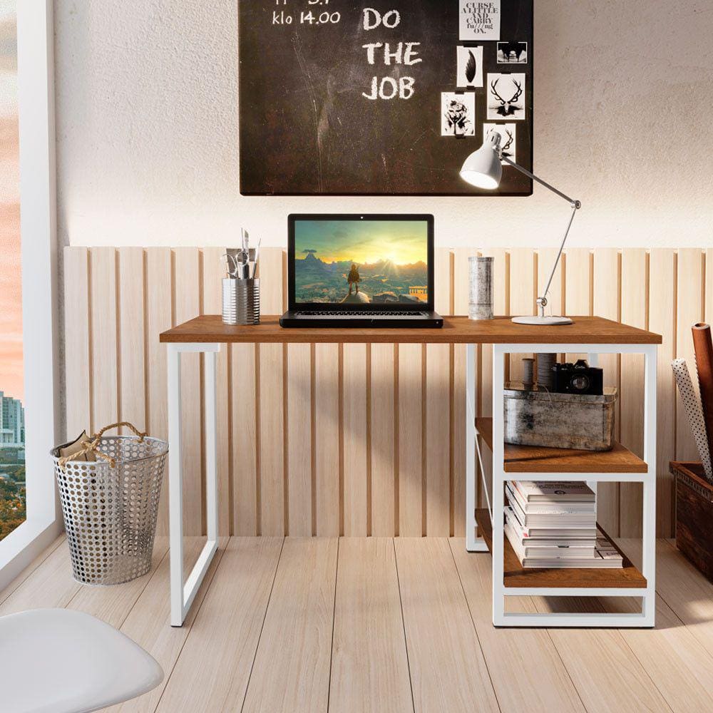 Mesa escritorio home office 120 cm | Pontofrio