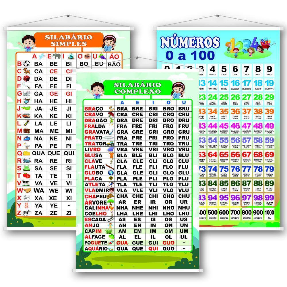 Silabario simples e complexo | Pontofrio