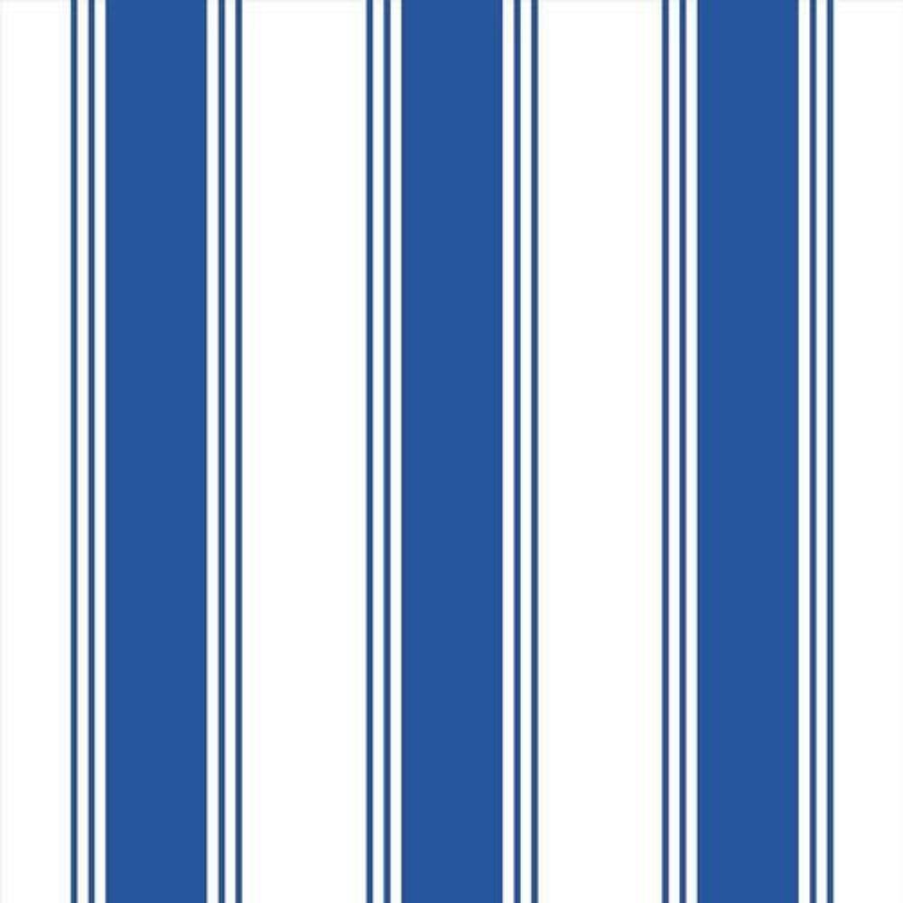 Papel de parede listrado azul escuro e branco inove papeis de parede ...