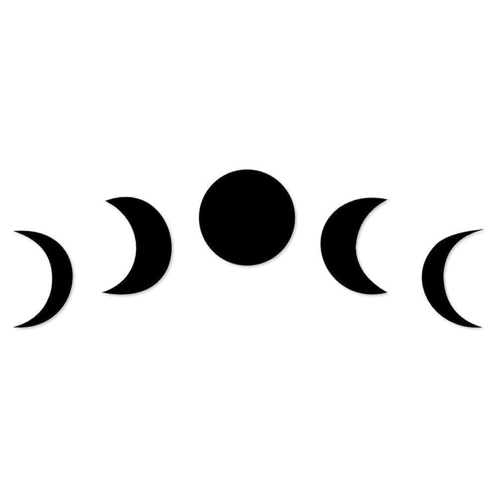 Fases da lua preto e branco | Pontofrio