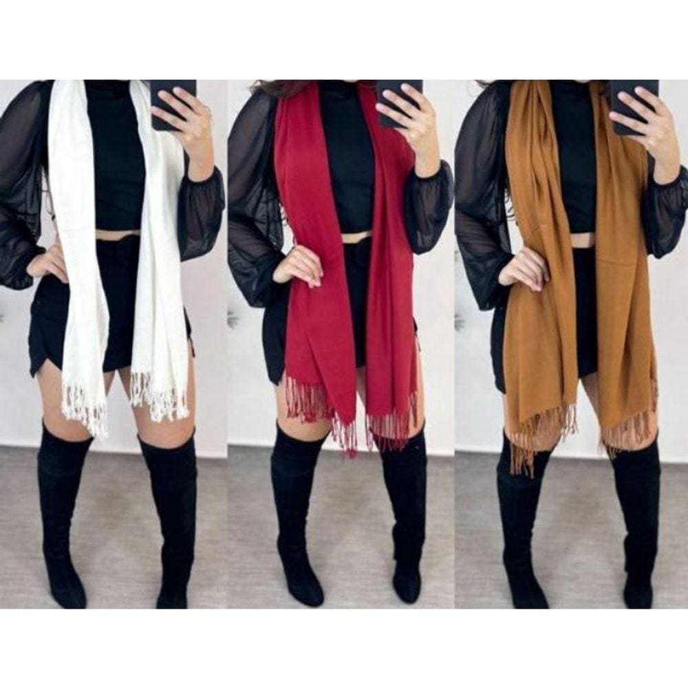 Como usar cachecol feminino | Pontofrio