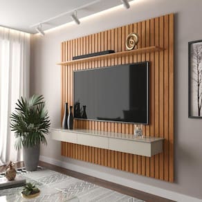 Painel ripado mdf pronto | Pontofrio