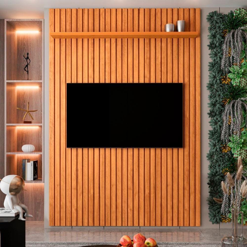 Painel tv 1 60 largura ripado | Pontofrio