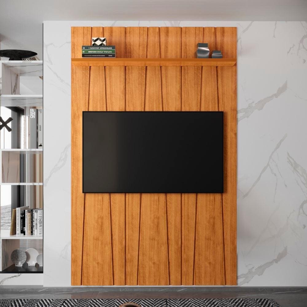 Painel sala ripado tv 60 polegadas | Pontofrio