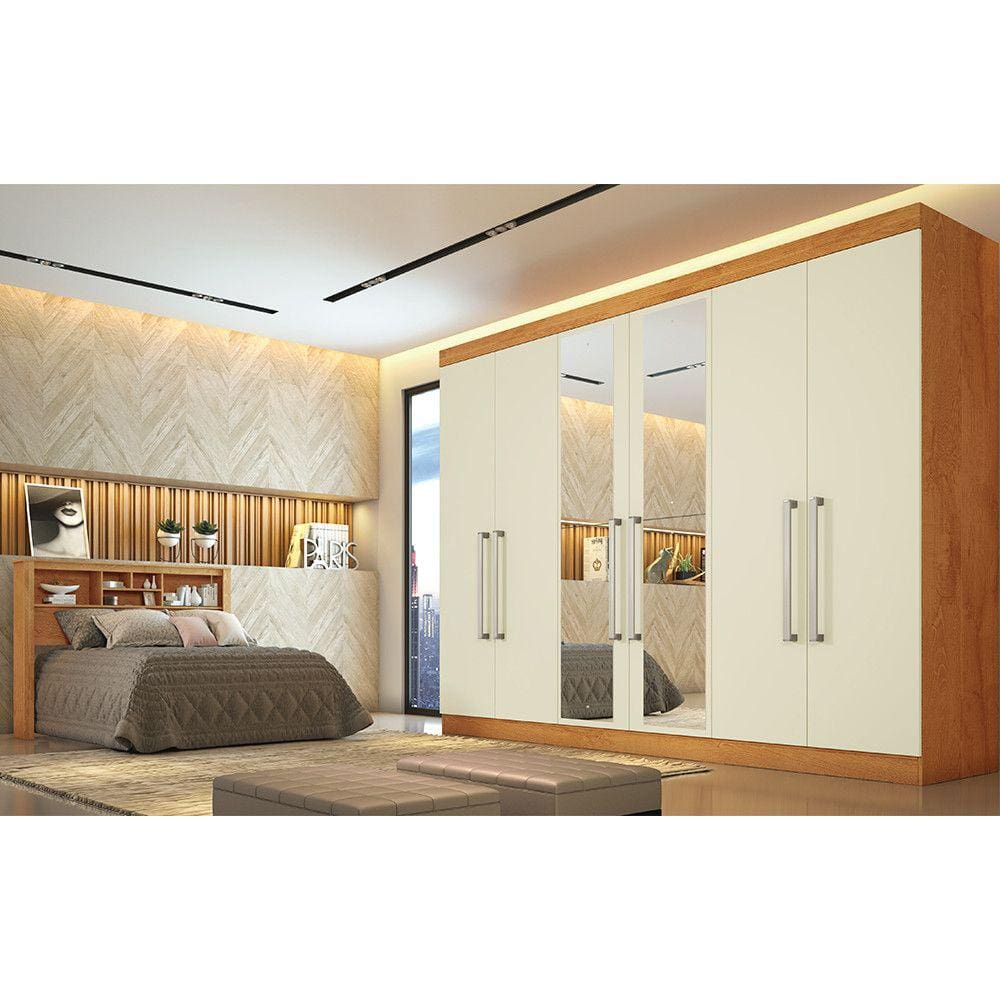 Roupeiro mdf espelhado | Pontofrio