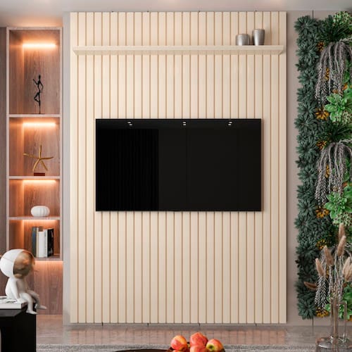 Painel Ripado para TV Até 55 Polegadas | Ponto