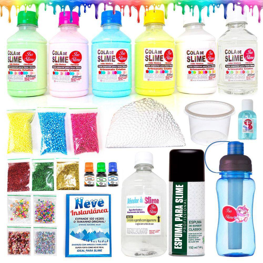 Como fazer slime slime | Pontofrio