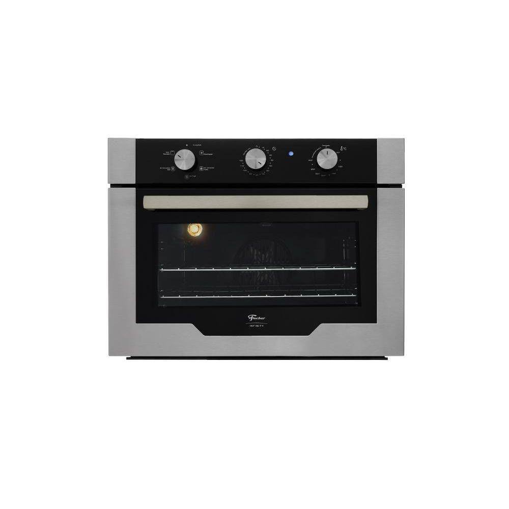 Forno eletrico fischer infinity embutir 50 l inox | Pontofrio