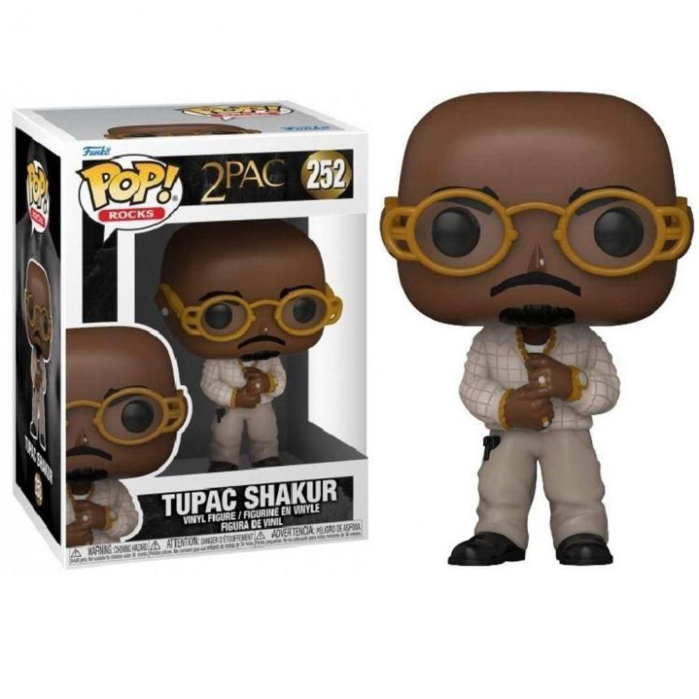Funko pop rocks 2 pacs tupac com bandana | Pontofrio