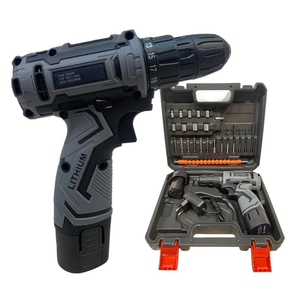 Kit furadeira parafusadeira dewalt 20c dcd776c2 com maleta 2bat | Pontofrio