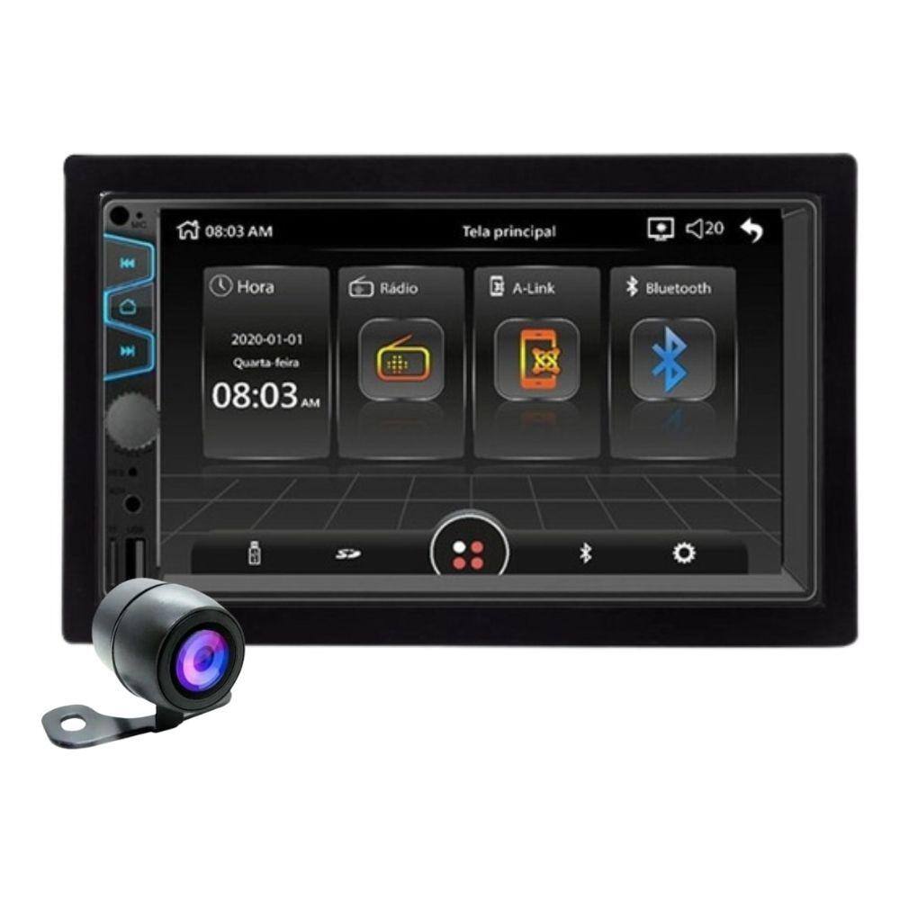 Central multimidia mp5 fiesta com camera de re | Pontofrio