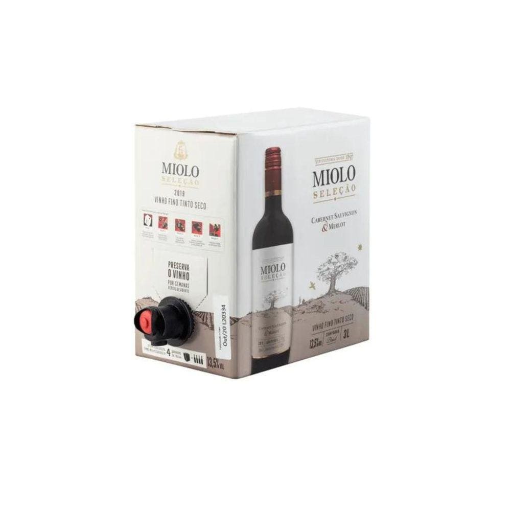 Miolo vinho bag box | Pontofrio