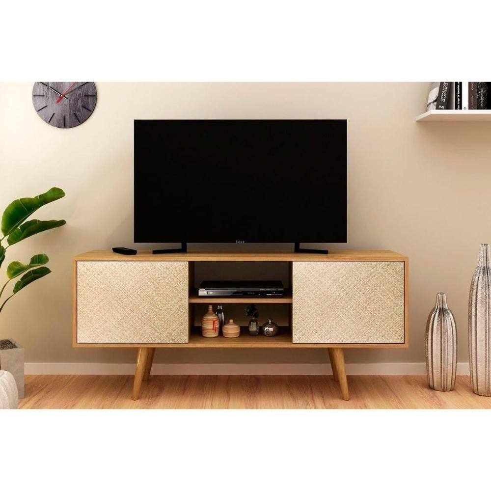 Rack palha natural | Black Friday Pontofrio