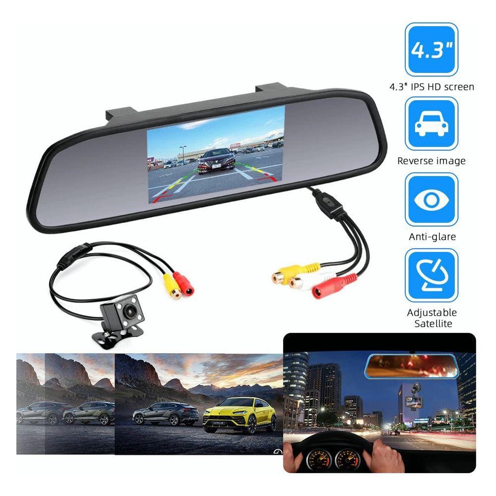 Retrovisor interno com monitor | Pontofrio