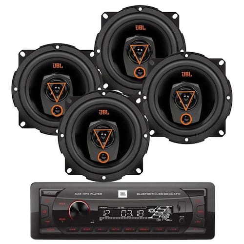 Rádio JBL Celebrity 100 Bluetooth/USB/SD/FM/Auxiliar + 4 Alto | Ponto