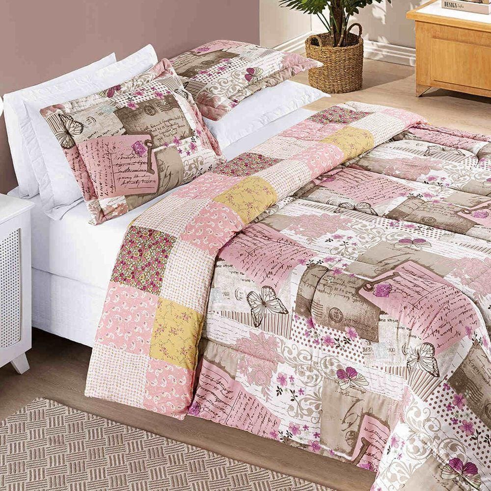 Edredom casal dupla face microfibra | Pontofrio