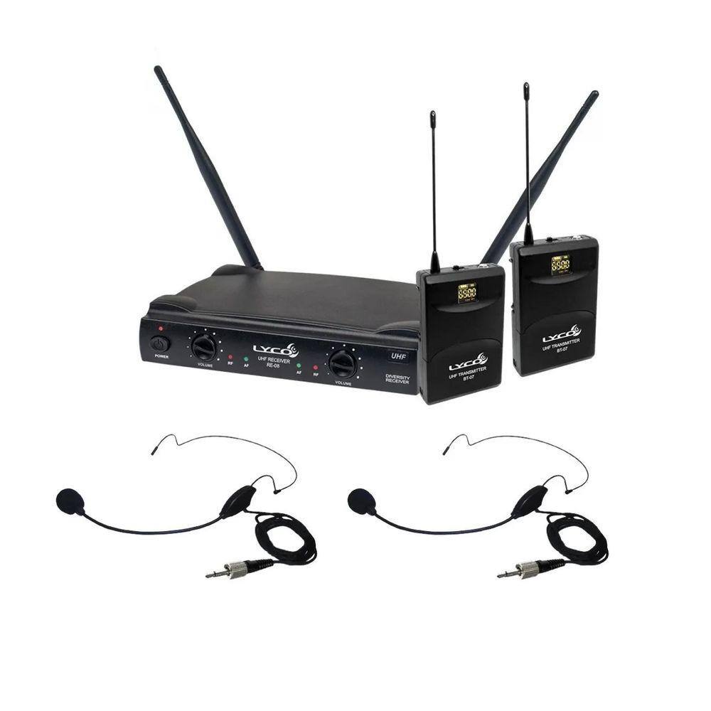 Microfone headset sem fio duplo uhf krd200 dh karsect 16 frequencias ... Microfone headset sem fio duplo uhf krd200 dh karsect 16 frequencias ...