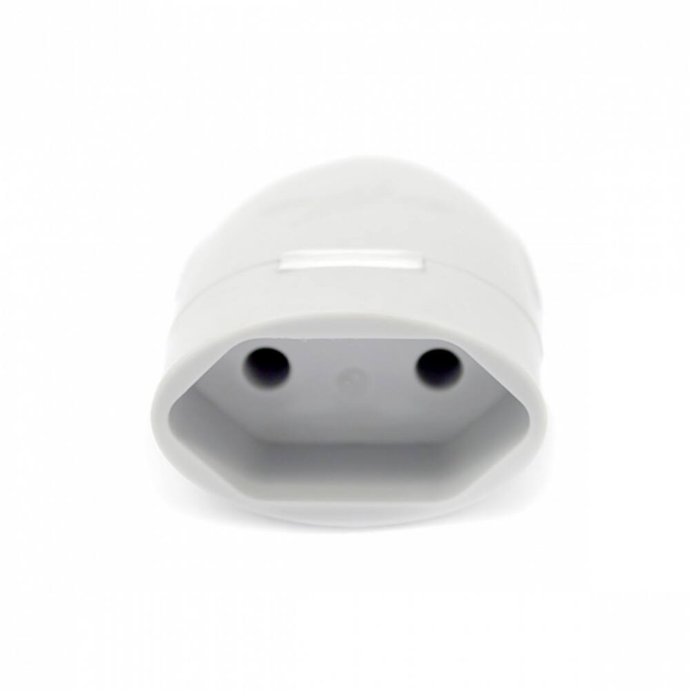 Tomada eletrica italiana com 2 pinos femeas | Black Friday Pontofrio