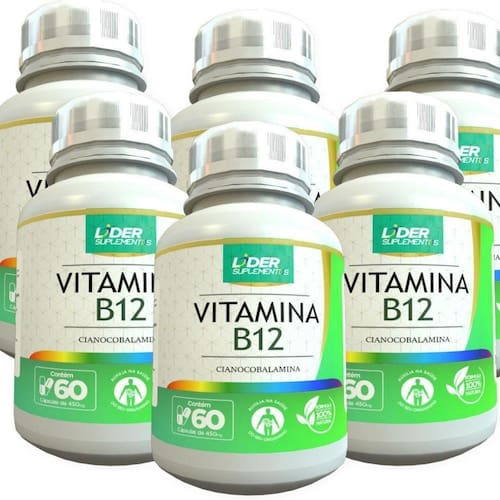 Vitamina B12 - 60 Cápsulas De 500mg Kit | Ponto