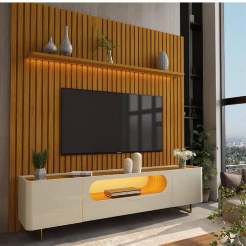 Rack com Painel para TV de Até 85 Polegadas | Ponto