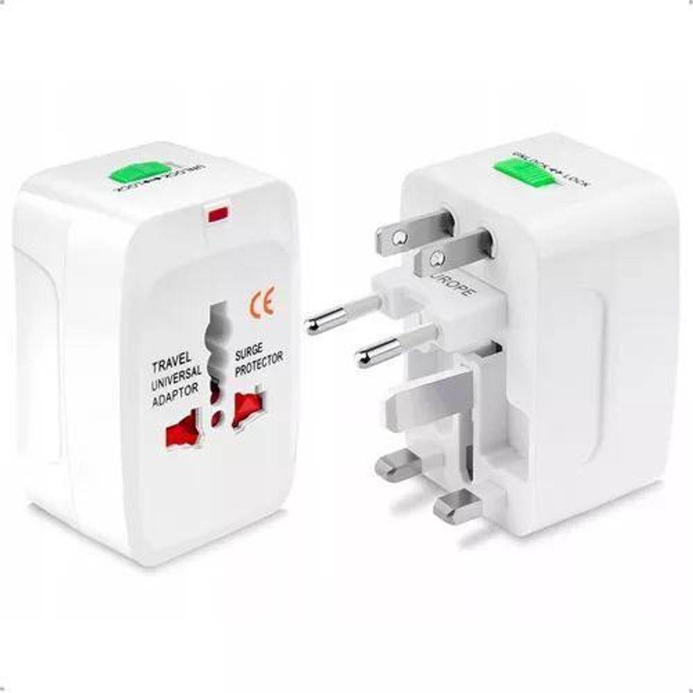 Adaptador tomada universal padro 150 pases viagem bivolt | Black Friday Pontofrio