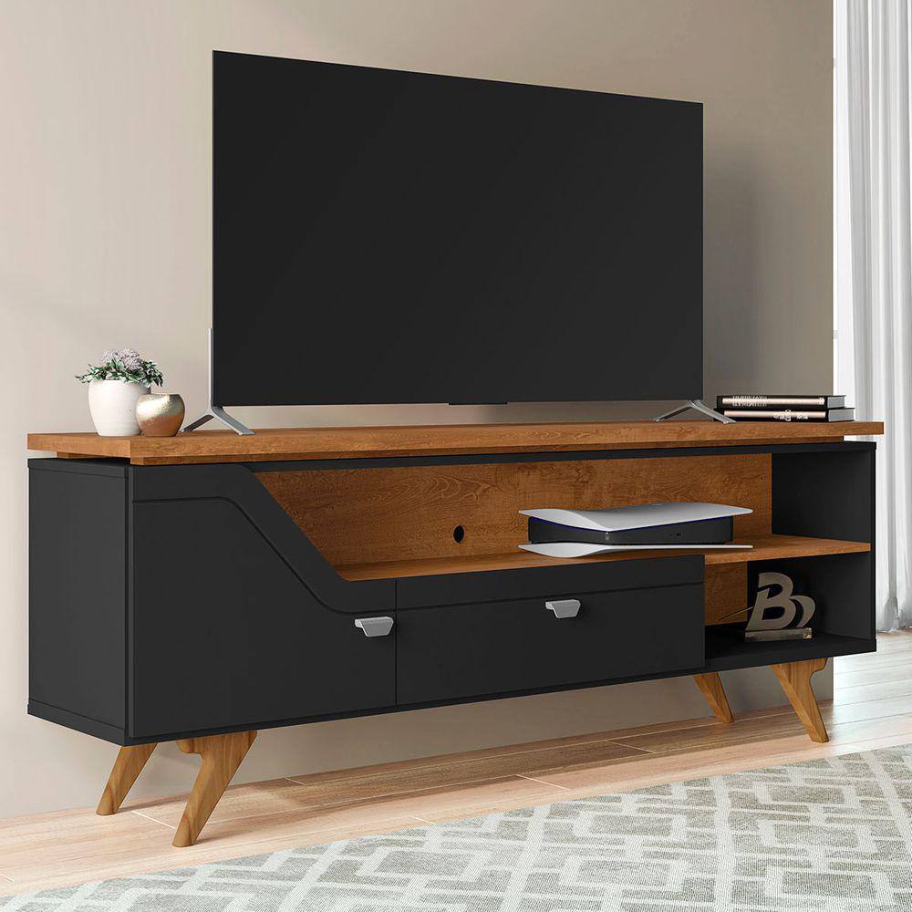 Rack bechara preto 65 polegadas | Pontofrio