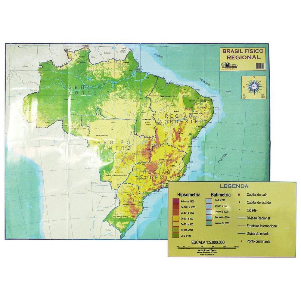 Mapa fisico | Black Friday Pontofrio