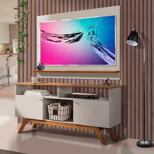 Painel Com Rack TV 55 Polegadas Off | Ponto