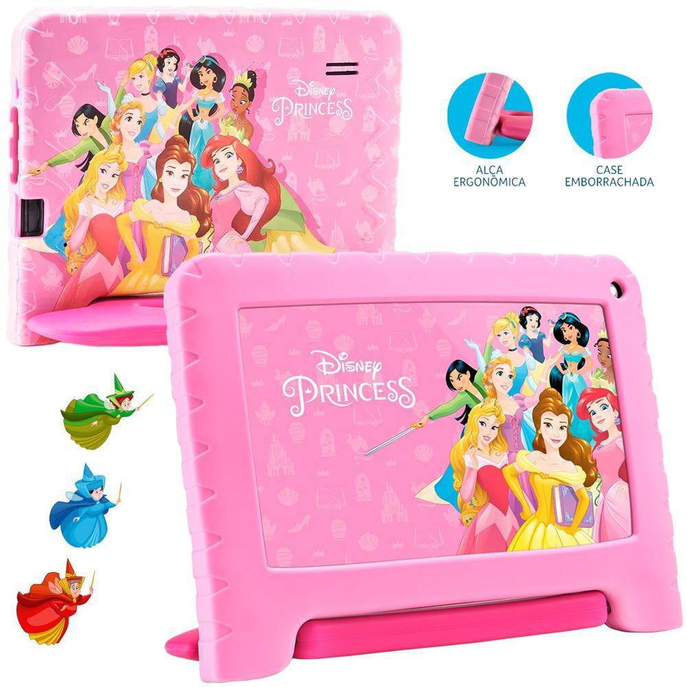Tablet infantil princesa disney | Pontofrio