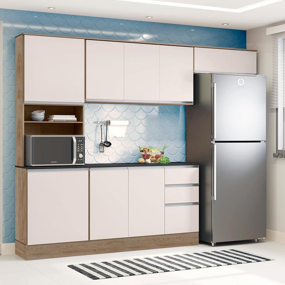 Armario cozinha completo of white | Pontofrio