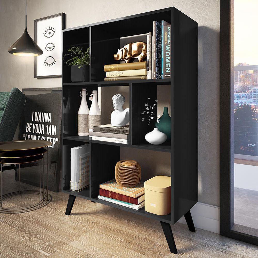 Estante nichos preta | Pontofrio