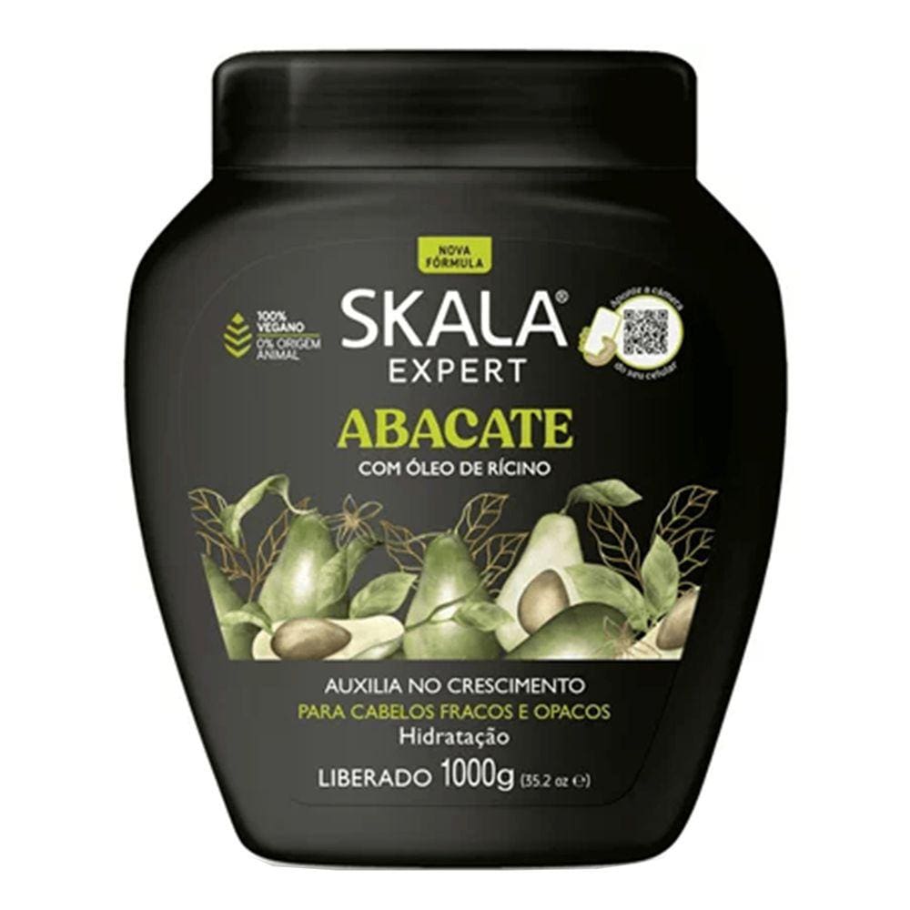Creme tratamento 1kg bomba vitamina abacate skala pacote 6 | Black ...